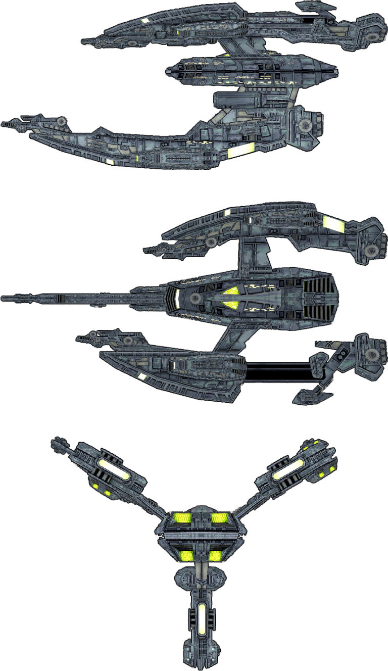 Plesh Tral Class X Heavy Raider – FASA Star Trek® Starship Tactical ...