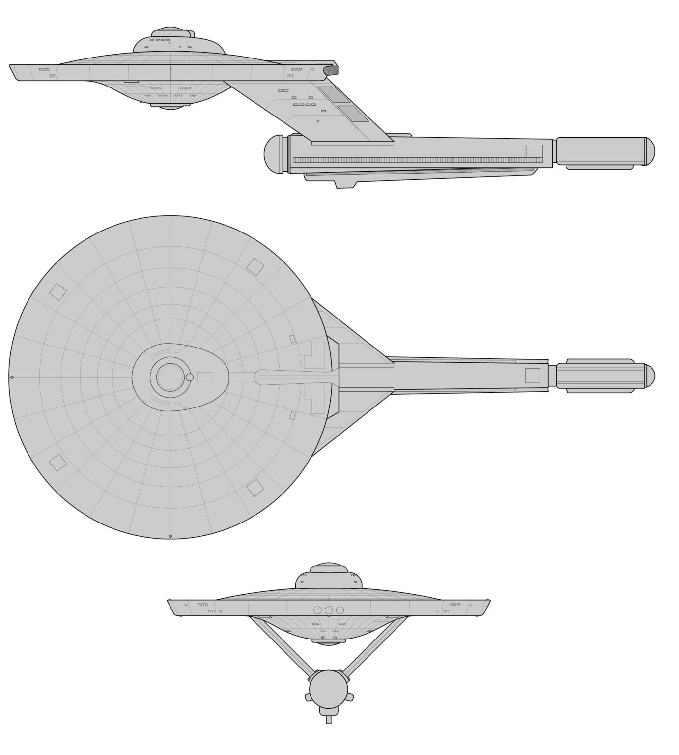 Nelson’s Column Class VII Scout/Transport – FASA Star Trek® Starship ...