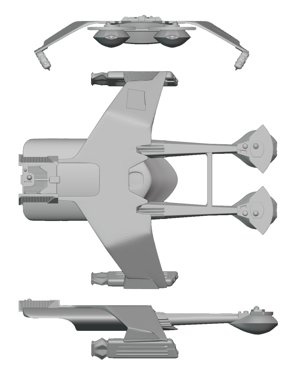 L-128 (Twin Nova) Class XII Dreadnought – FASA Star Trek® Starship ...